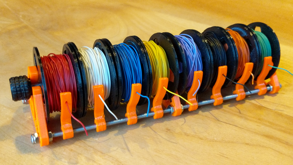 3D printable Wire Spool Holder Small・Cults