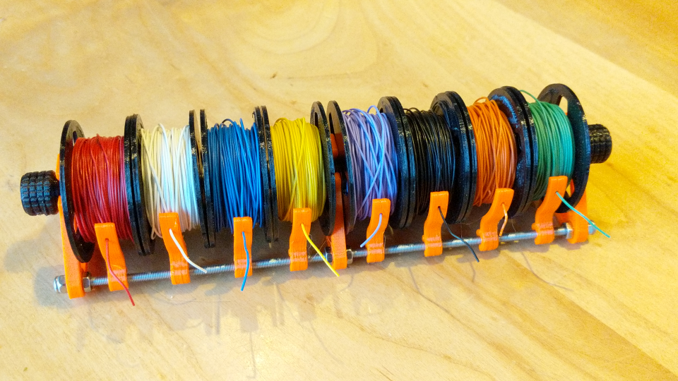 3D printable Wire Spool Holder Small・Cults
