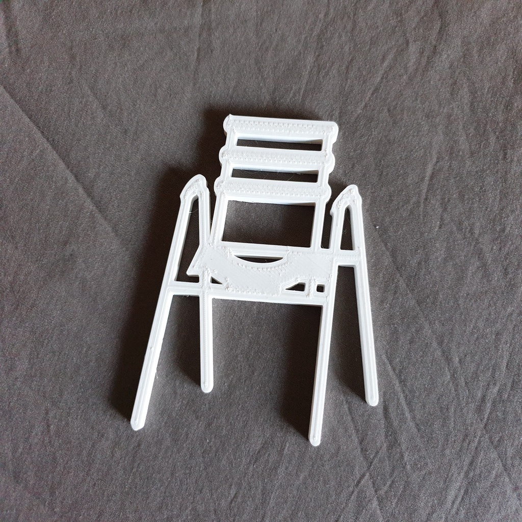Free 3D file The Blue Chair 🪑 ・Object to download and to 3D print・Cults