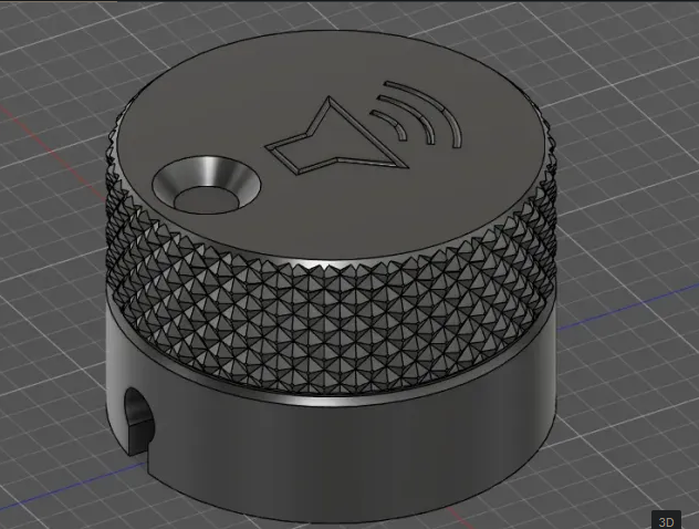 🎵 Volume Knob・Free 3D File for ・Cults