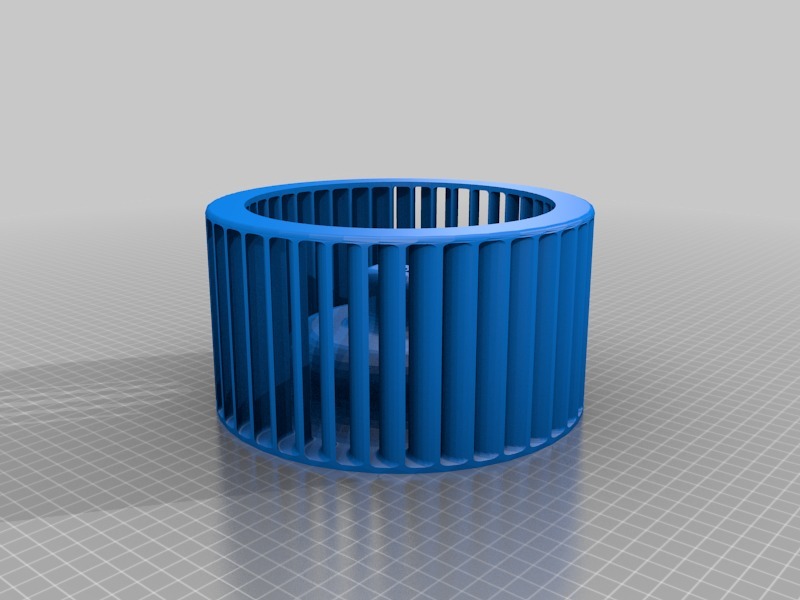 🔧 Squirrel Cage Fan・Free 3D File for ・Cults