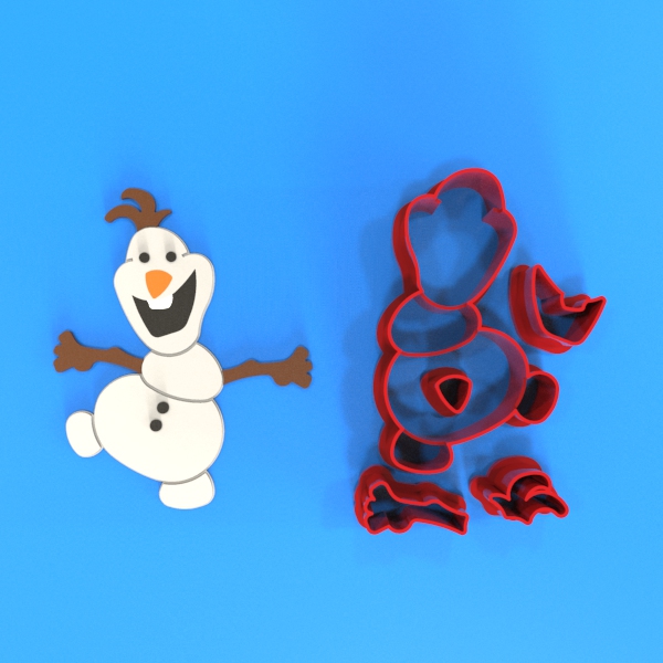 STL file Frozen Cookie Cutter 🍪 ・3D printable model to download・Cults