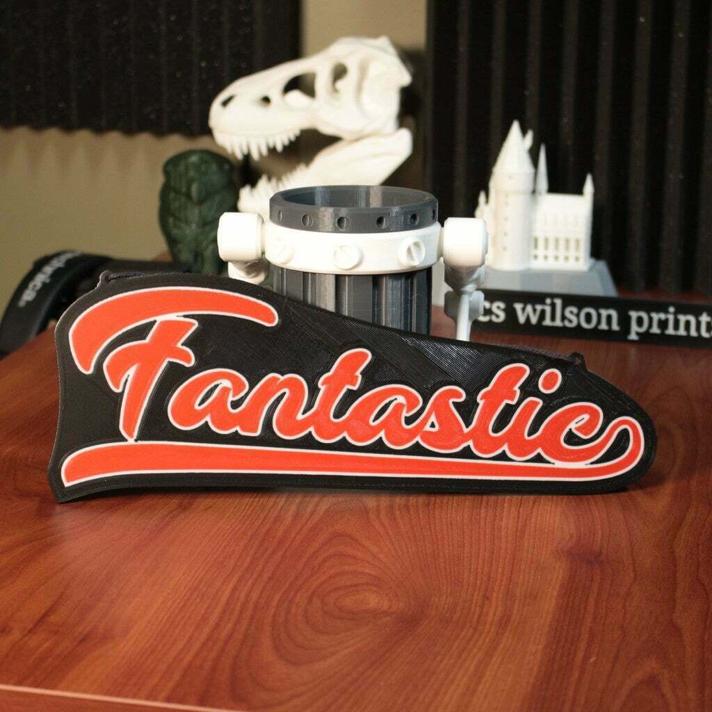 Free STL file Fantastic Sign (Multi-color) 🎨 ・3D print design to ...