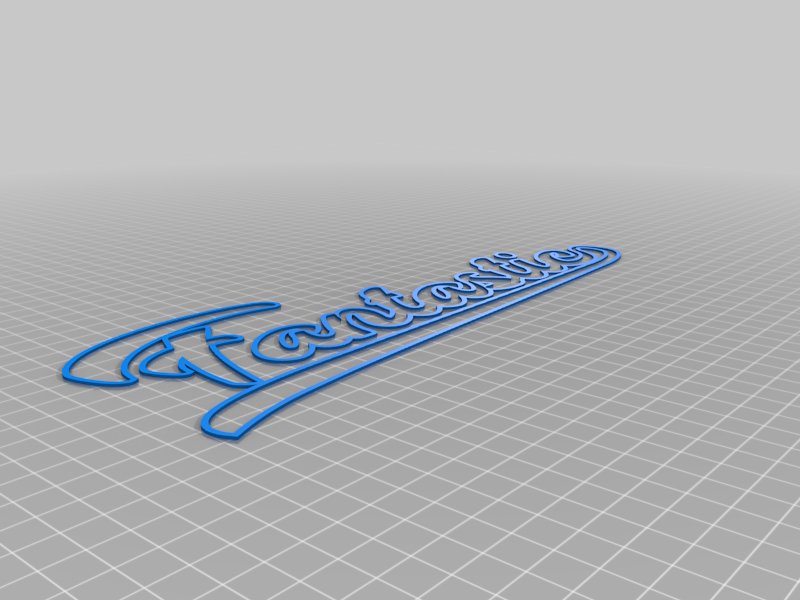Free STL file Fantastic Sign (Multi-color) 🎨 ・3D print design to ...