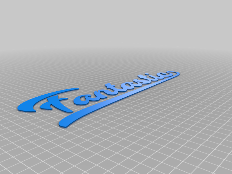 Free STL file Fantastic Sign (Multi-color) 🎨 ・3D print design to ...