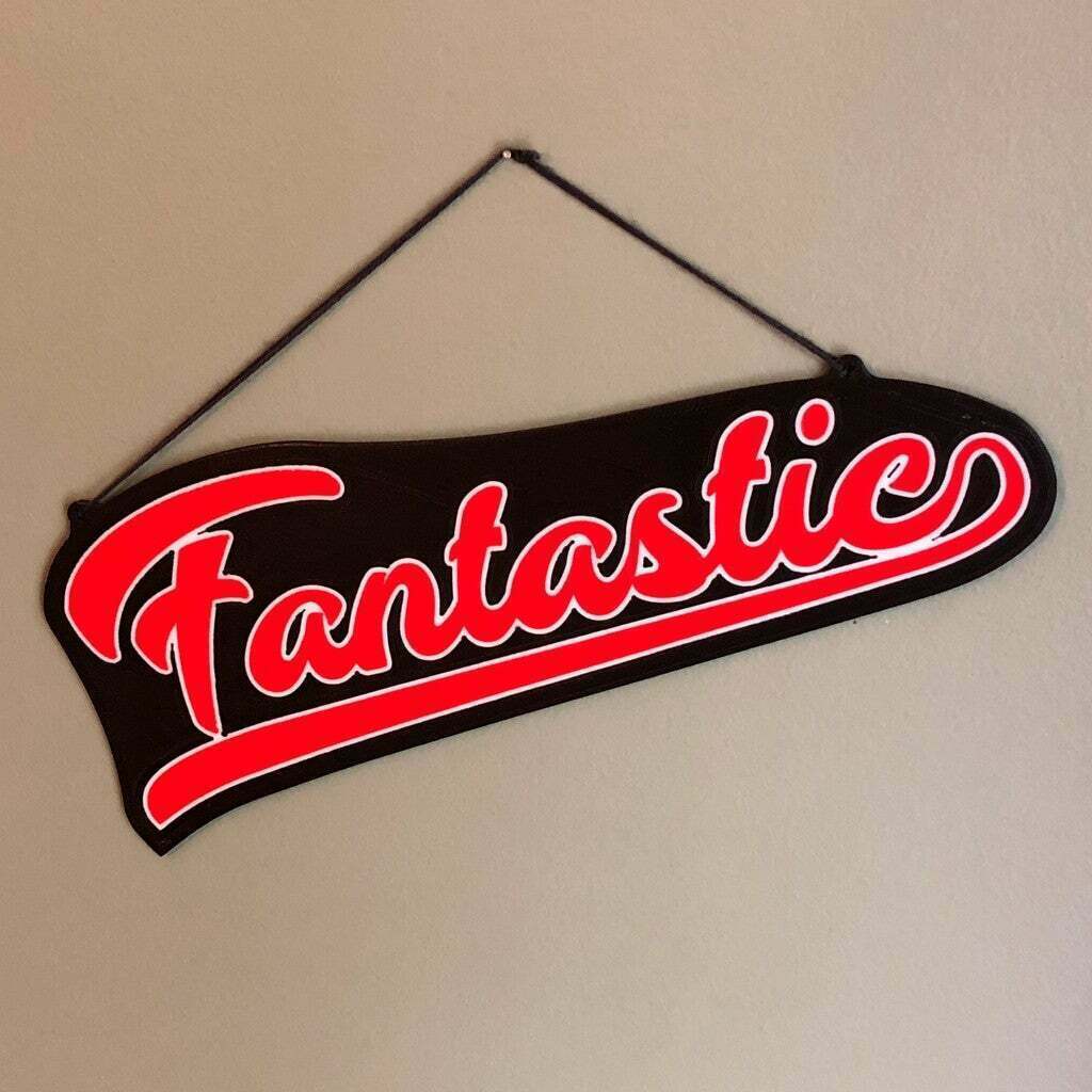 Free STL file Fantastic Sign (Multi-color) 🎨 ・3D print design to ...