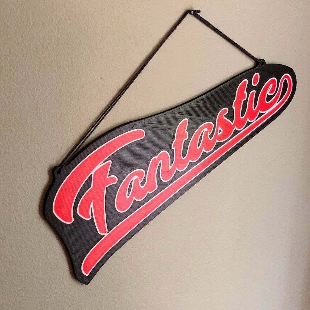 Free STL file Fantastic Sign (Multi-color) 🎨 ・3D print design to ...