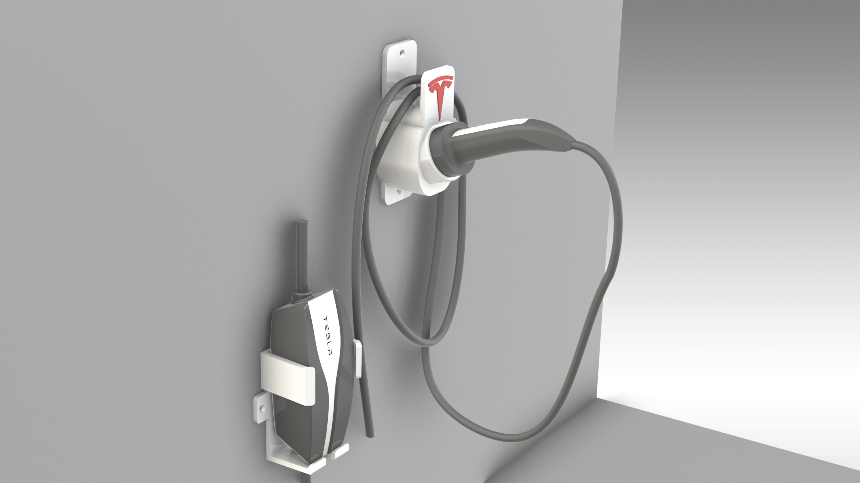 STL file **Improved Updated Version** TESLA MOBILE CHARGER GEN 2 ...