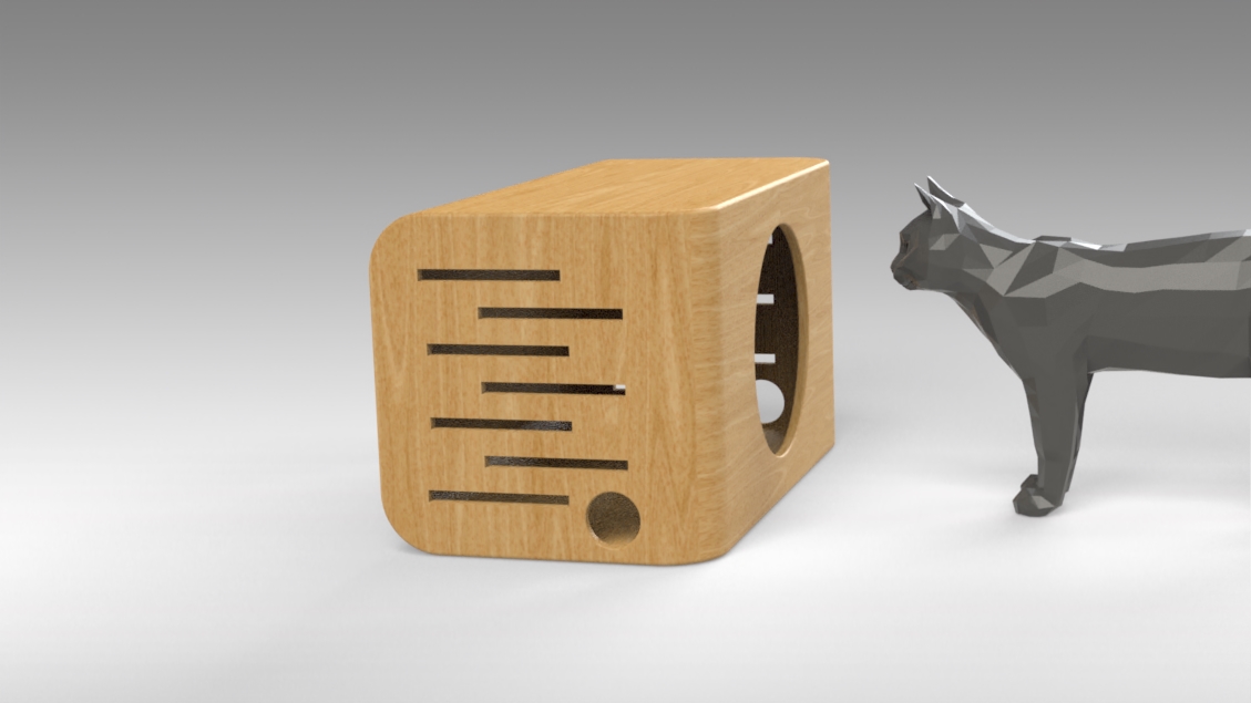 🐱 Cat House Modern - FULL SIZE・ STL File for ・Cults
