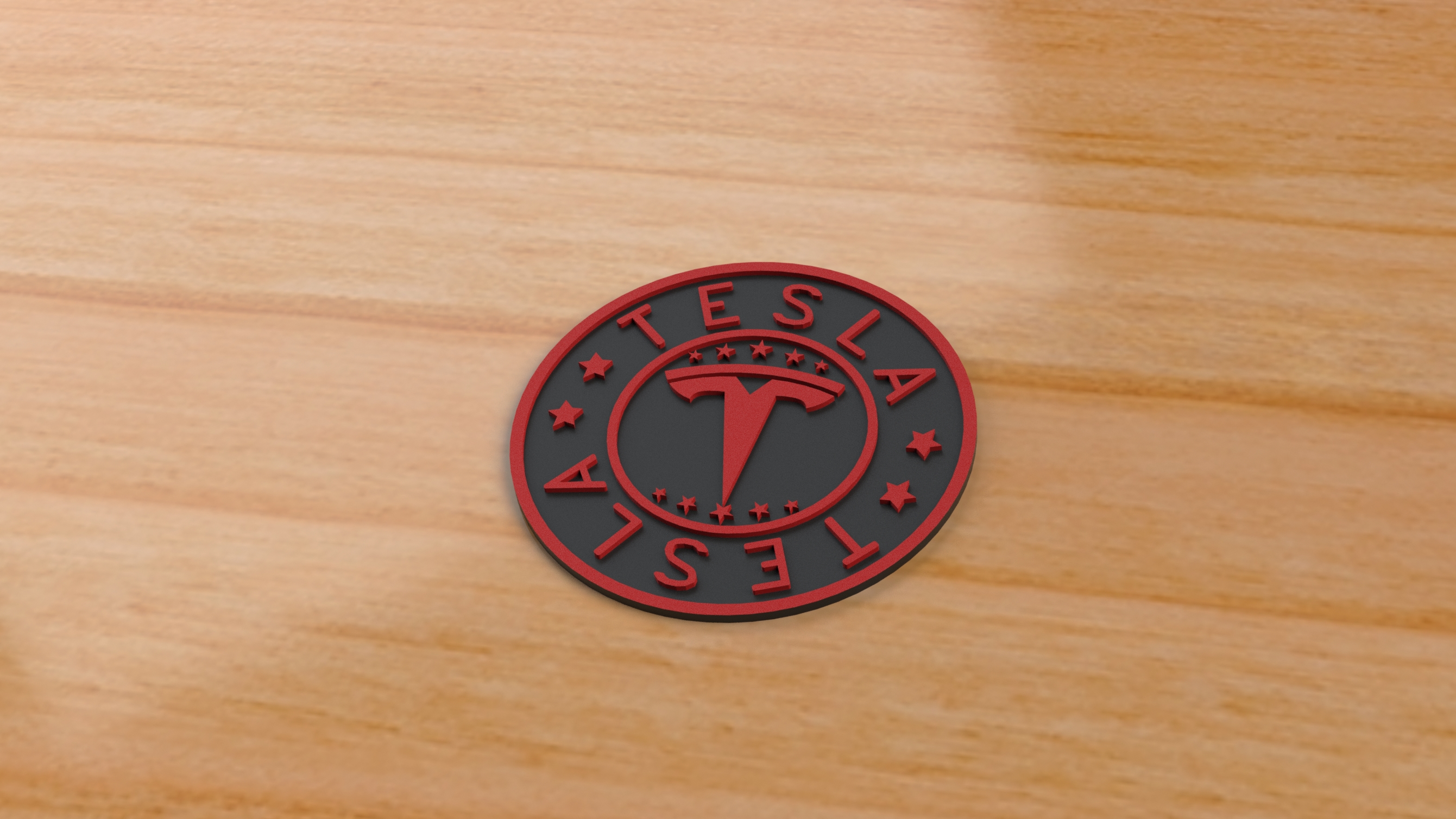 STL file TESLA and SpaceX DRINK COASTER + MORE 🍹 ・3D printer model to ...