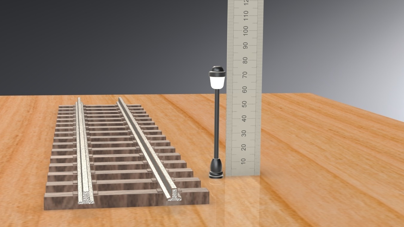 STL file Street Light Prop for Model Train Hobby 🚆 ・3D printing design ...