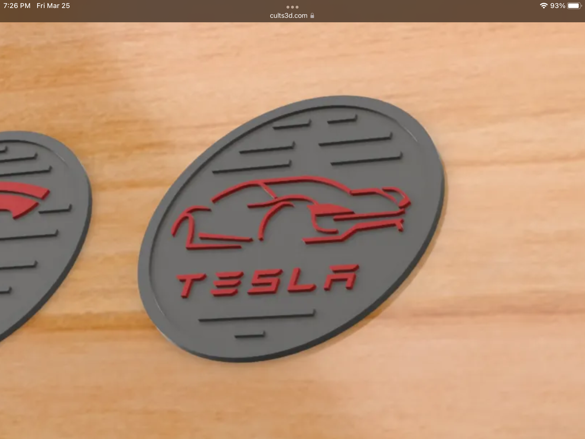 🆕 NEW for 2022, TESLA coaster models.・ STL File for ・Cults