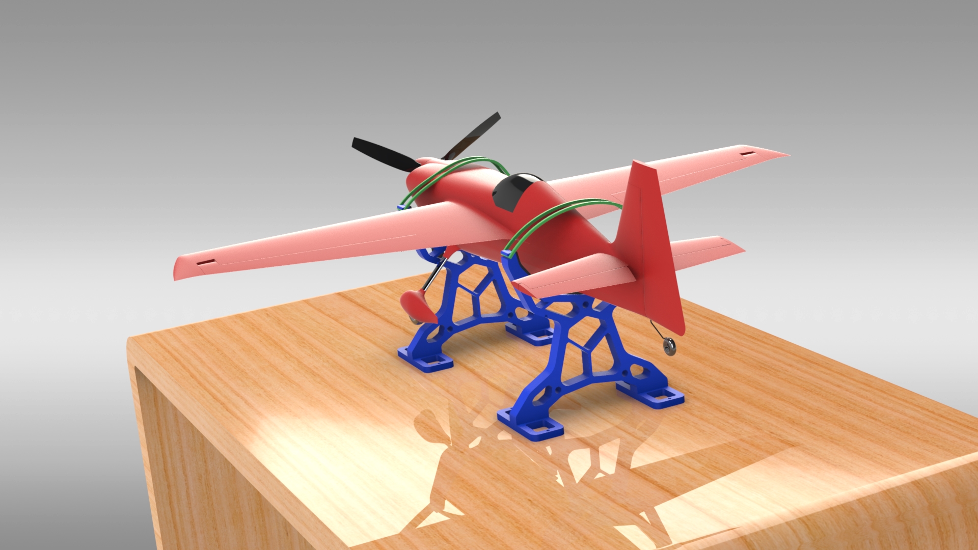 STL file NEW Freestanding “IRONMAN” RC Stand for SMALL & Medium RC ...