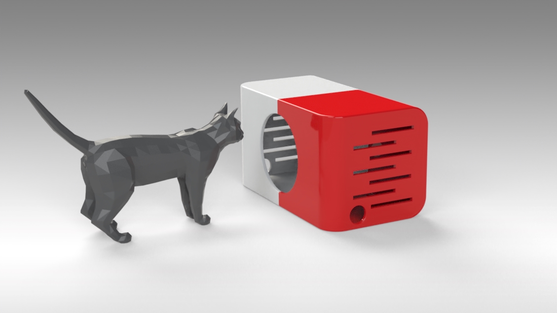 🐱 Cat House Modern - FULL SIZE・ STL File for ・Cults