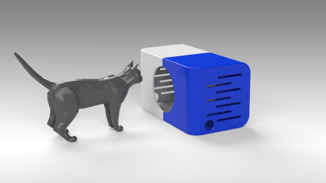 🐱 Cat House Modern - FULL SIZE・ STL File for ・Cults