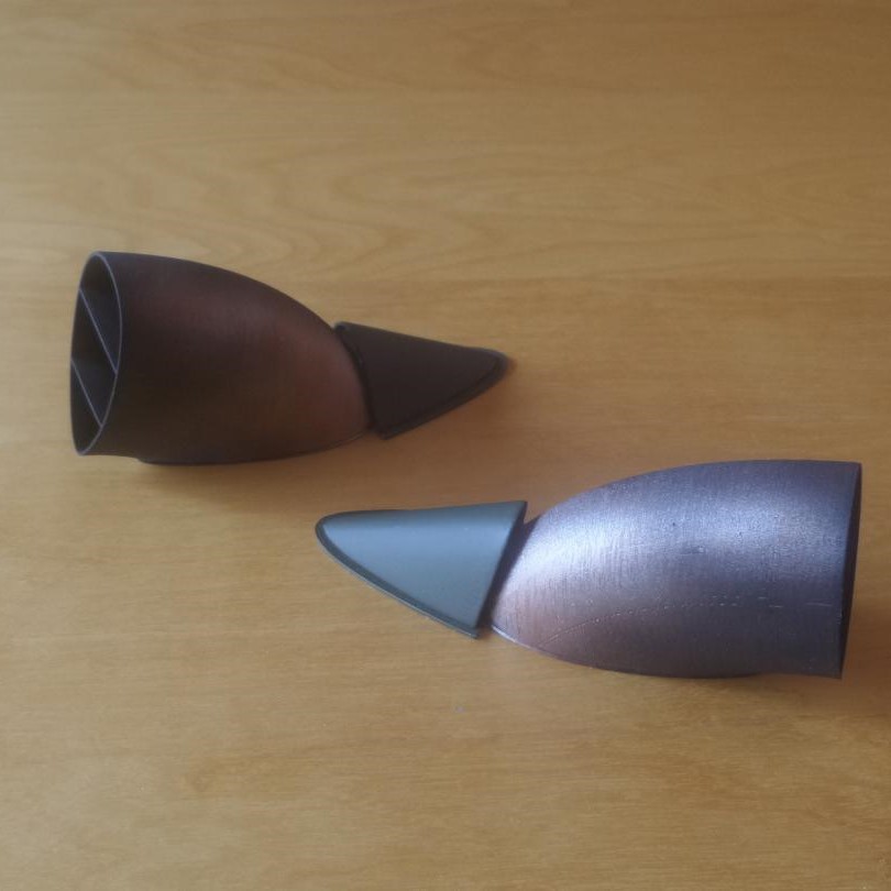 STL file ProFly 1800mm OV-10 Bronco Exhaust Stacks and Fairings 🛩️ ...