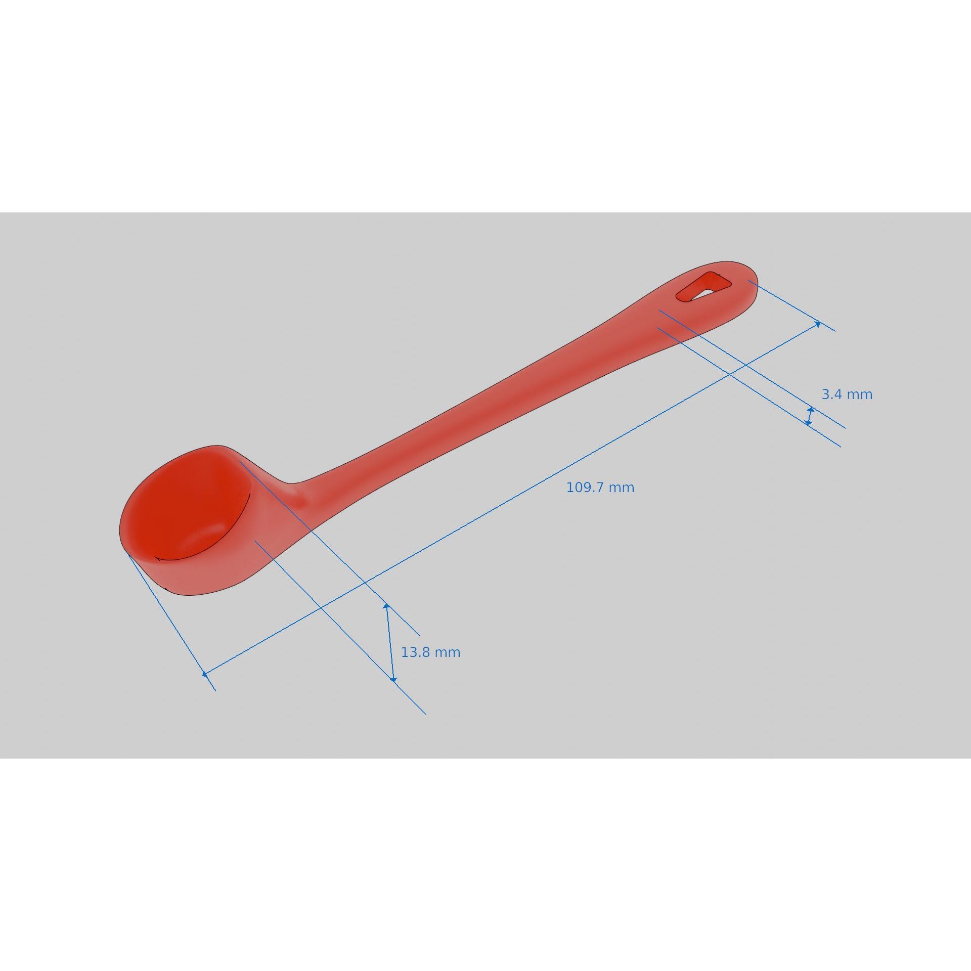 🥄 Mini Spoon・Free STL File for ・Cults