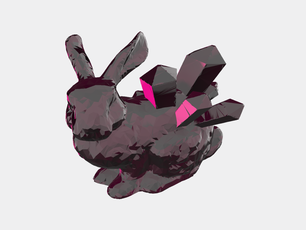 STL file Crystal Rabbit 🔮 ・Template to download and 3D print・Cults