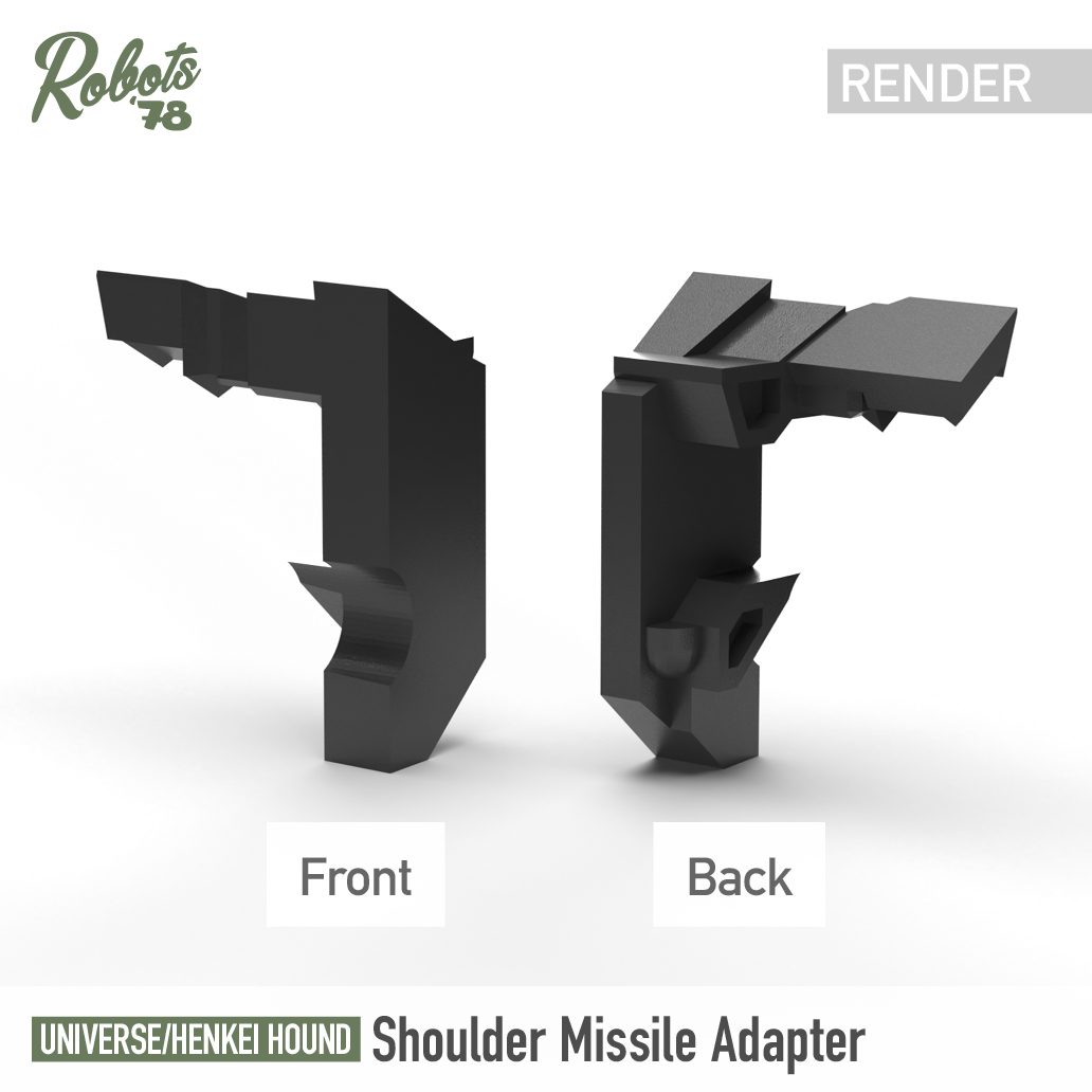 STL file Hound Shoulder Missile Adapter 🤖 ・Model to download and 3D ...