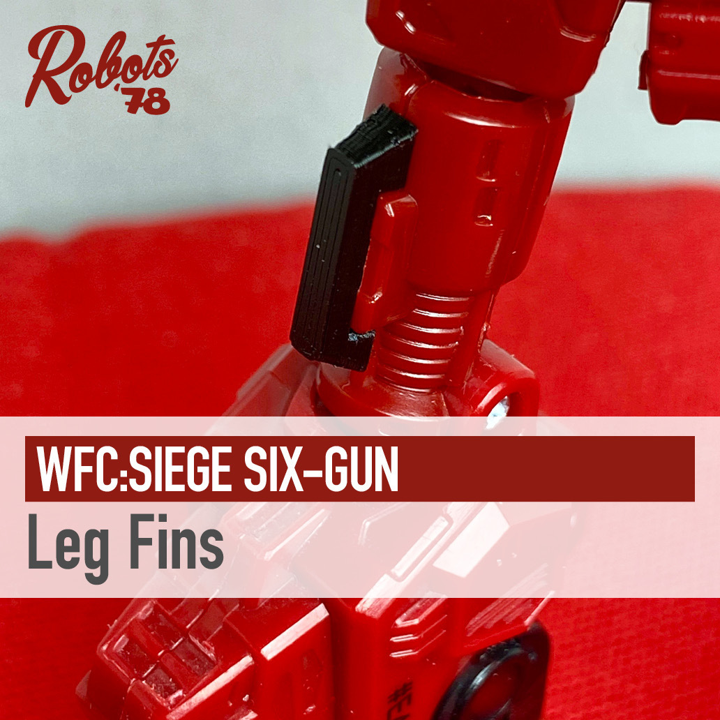 STL file WFC:Siege Six-Gun Leg Fins 🦵 ・3D print design to download・Cults