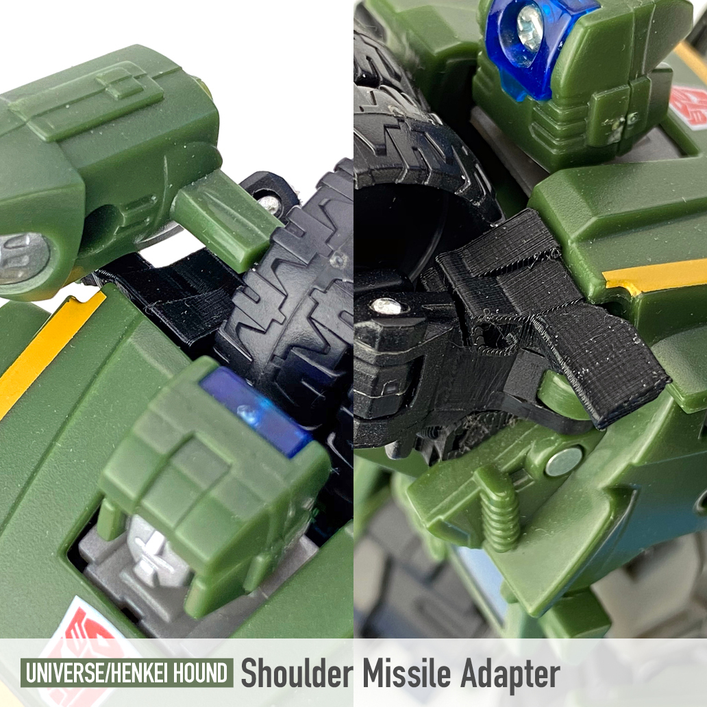 STL file Hound Shoulder Missile Adapter 🤖 ・Model to download and 3D ...