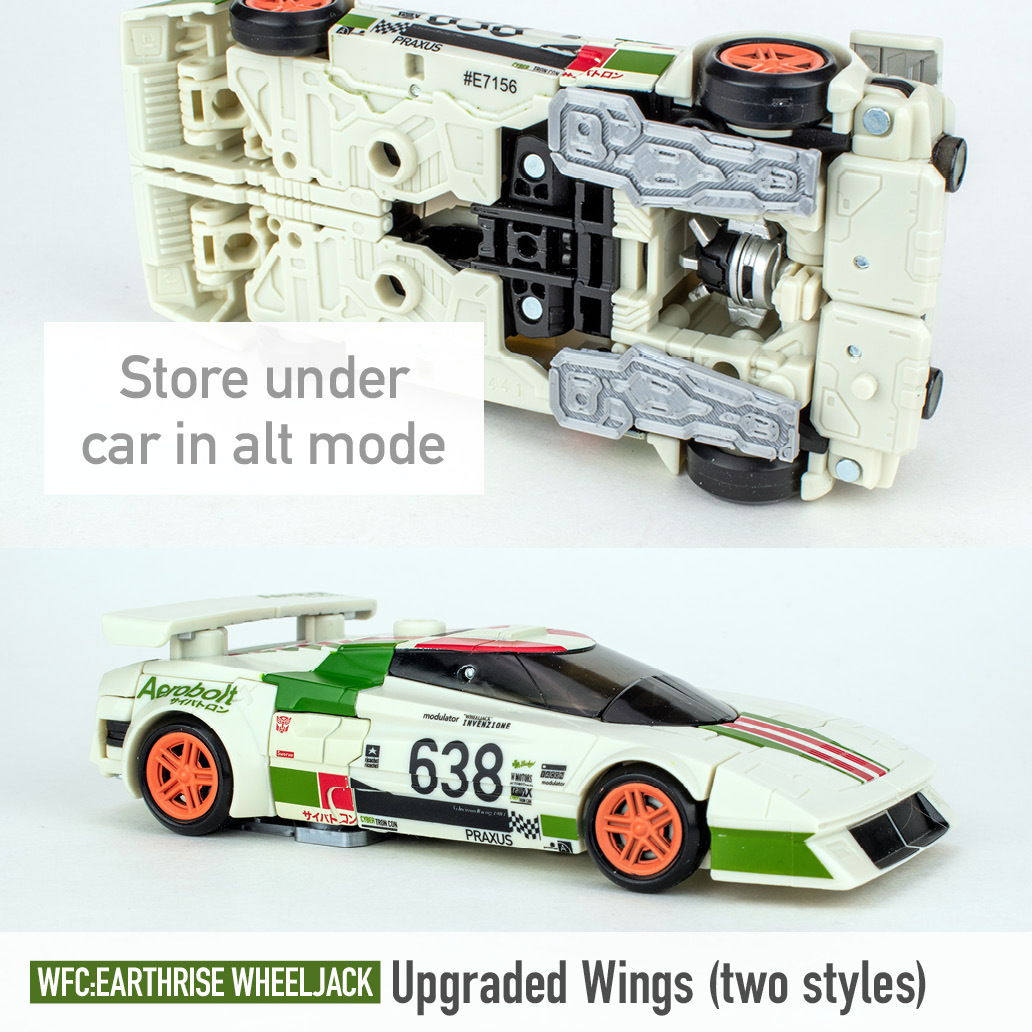 🤖 WFC:Earthrise Wheeljack Wings・ STL File for ・Cults