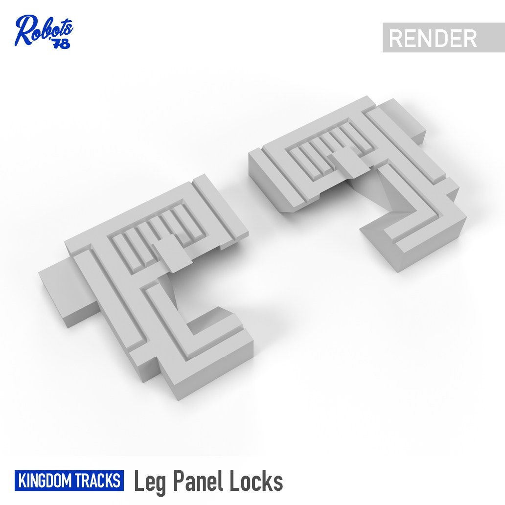 STL file Kingdom Tracks Leg Panel Locks 🛤️ ・Design to download and 3D ...