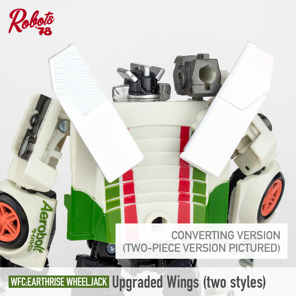 🤖 WFC:Earthrise Wheeljack Wings・ STL File for ・Cults
