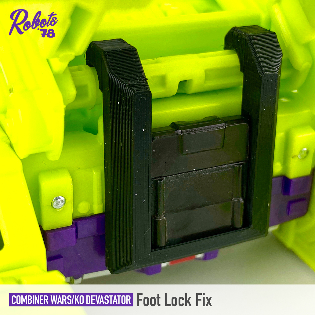 🦶 CW/UW/CBB Devastator Foot Lock・ STL File for ・Cults