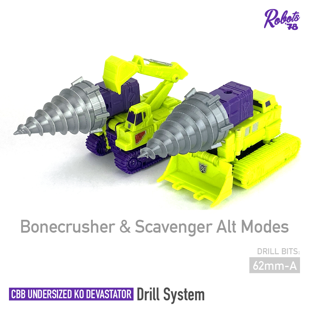 STL file CBB KO Devastator Drill System 🤖 ・3D print design to download ...