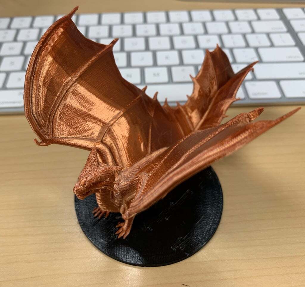 3D printing Copper Dragon・Cults
