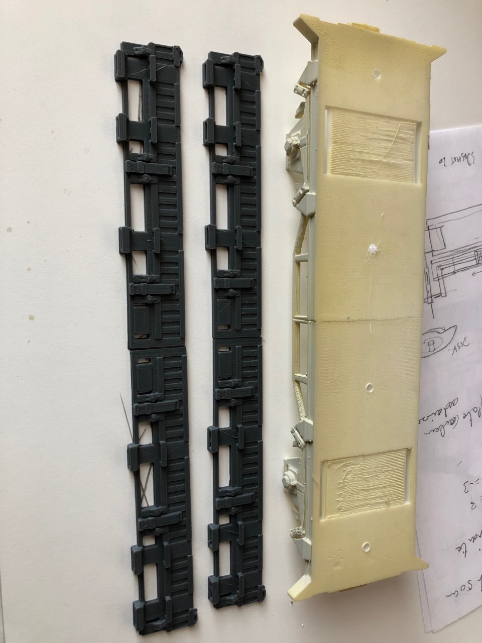 3D print Stake wagon Rlmms 1/32 (origin MARKLIN scale 1) • made with ...