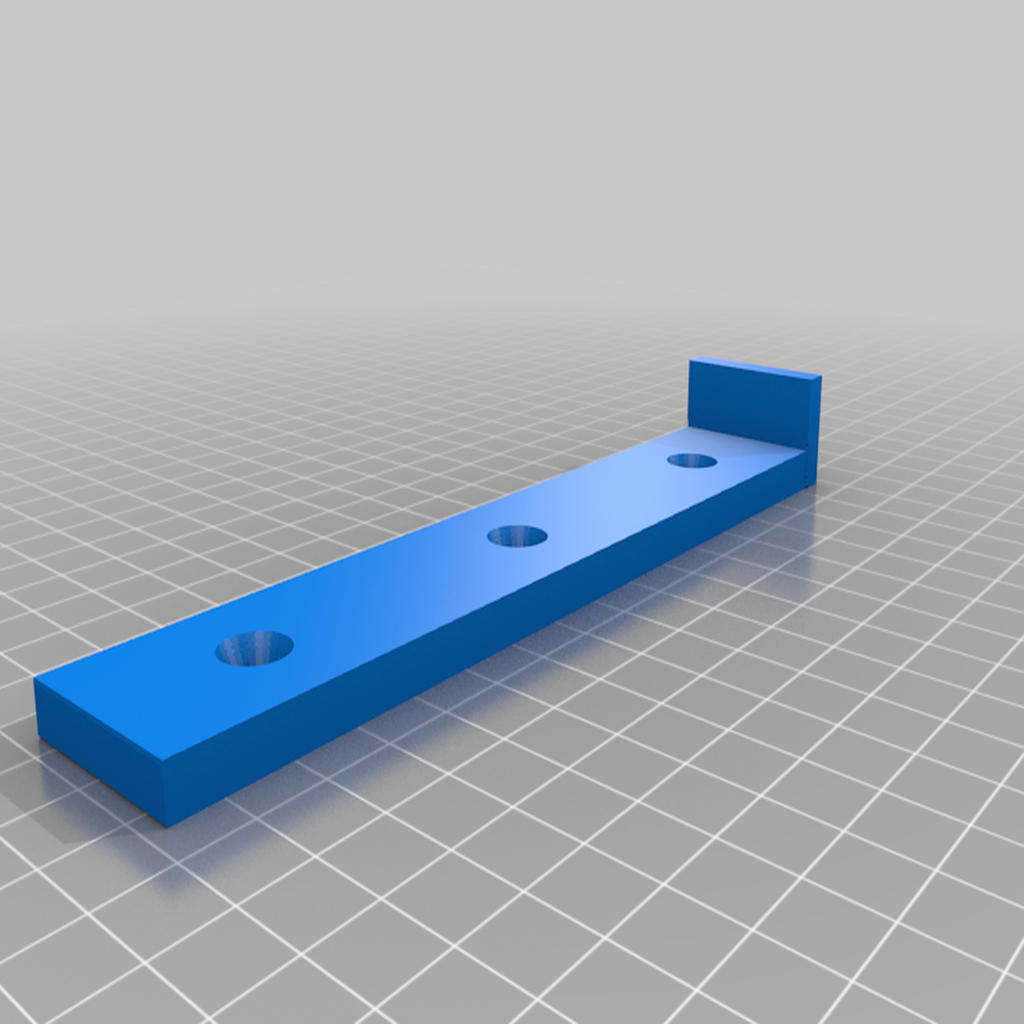Free STL file Screw Mounting Plates for Shelf Brackets 🍽️ ・3D print ...
