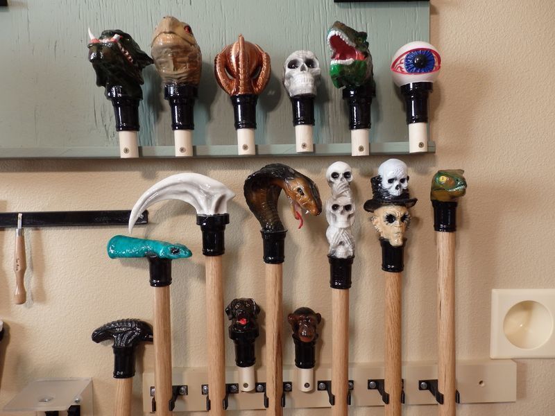 🧌 Troll Skull Topper ($7 Cane/Walking Hiking Sticks)・Free STL File for ...