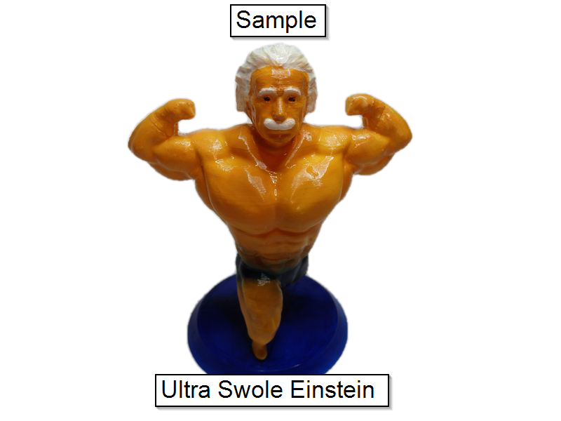 👽 Ultra Swole Alien Xenomorph Bodybuilder・Free STL File for ・Cults