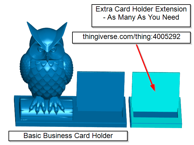 Free STL file Screaming Porg Business Card Holder (Expandable) 🏢・3D ...