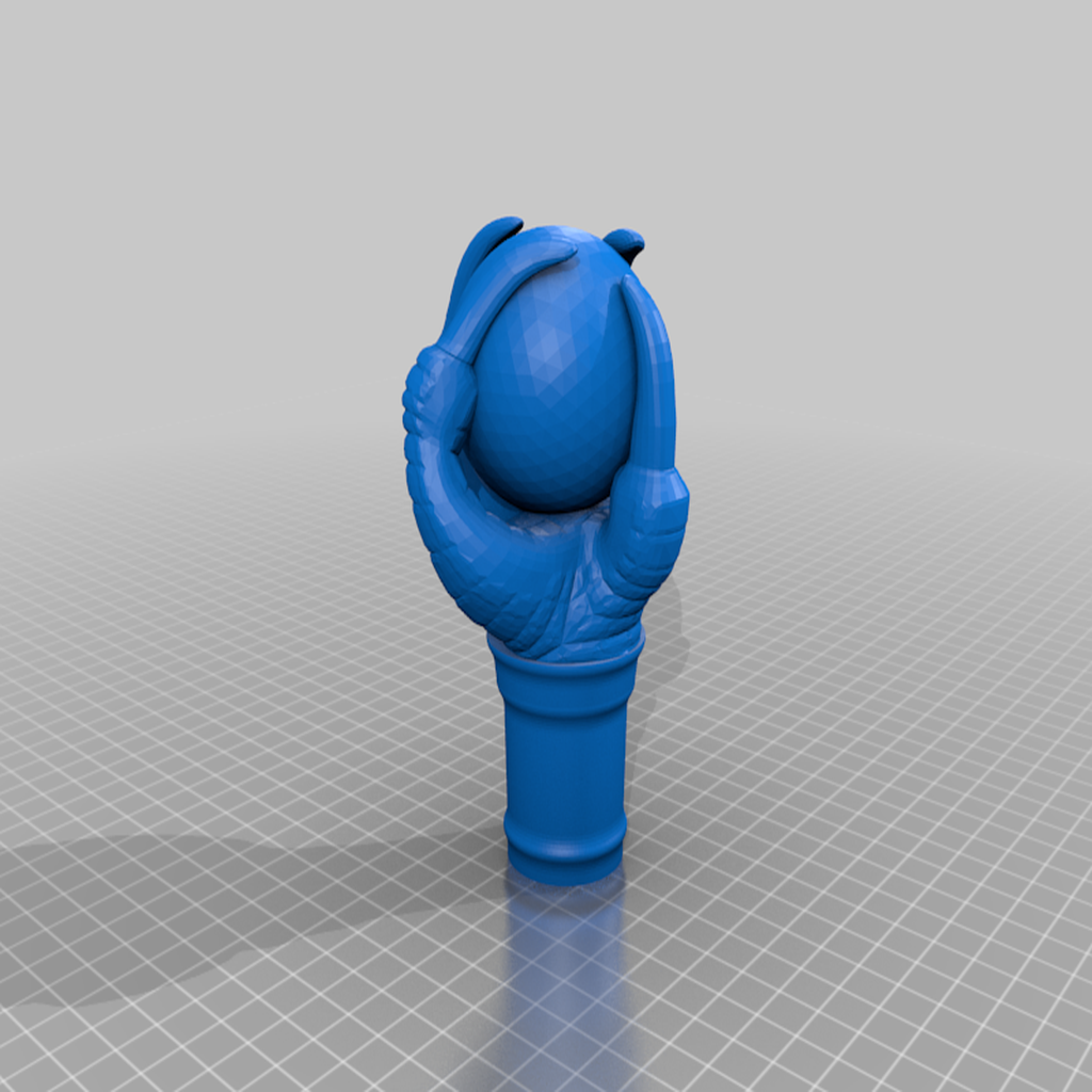 🥾 SMALLER Claw/Ball Topper ($7 Cane/Walking Hiking Sticks)・Free STL ...