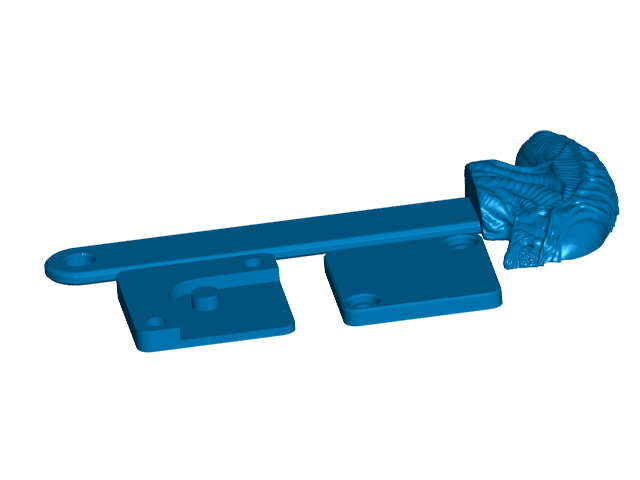 👽 Alien Xenomorph Mailbox Flag and Mount or Binary Indicator・Free STL ...