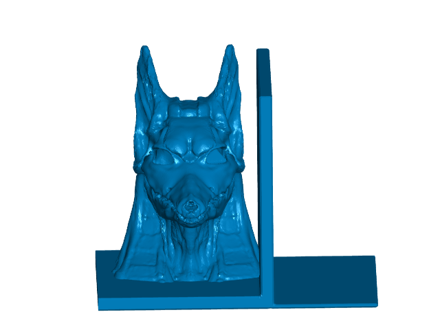 📚 Undead Anubis Bookends (Left and Right)・Free STL File for ・Cults