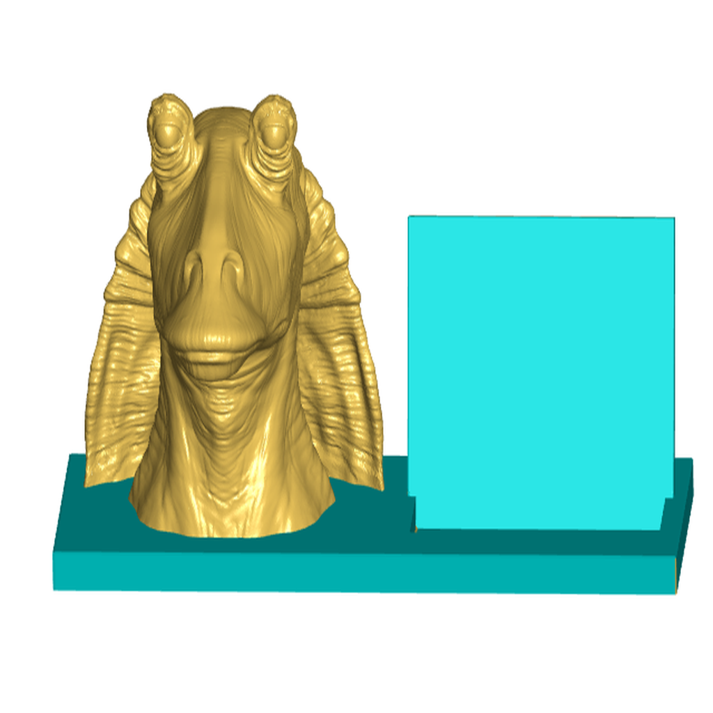 Free STL file Jar Jar Binks Business Card Holder (2 Styles) 🫙 ・3D print ...