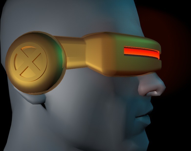 Free STL file 90's Cyclops Visor 🎭 ・3D print object to download・Cults