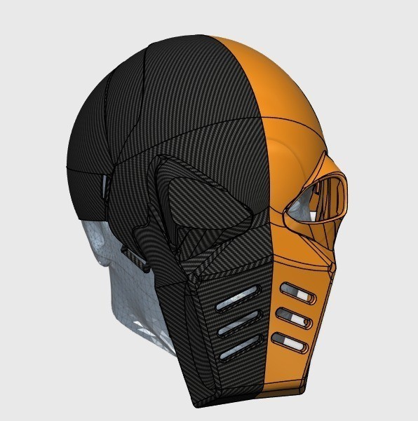 🏹 Deathstroke's mask + cosplay parts・Free STL File for ・Cults