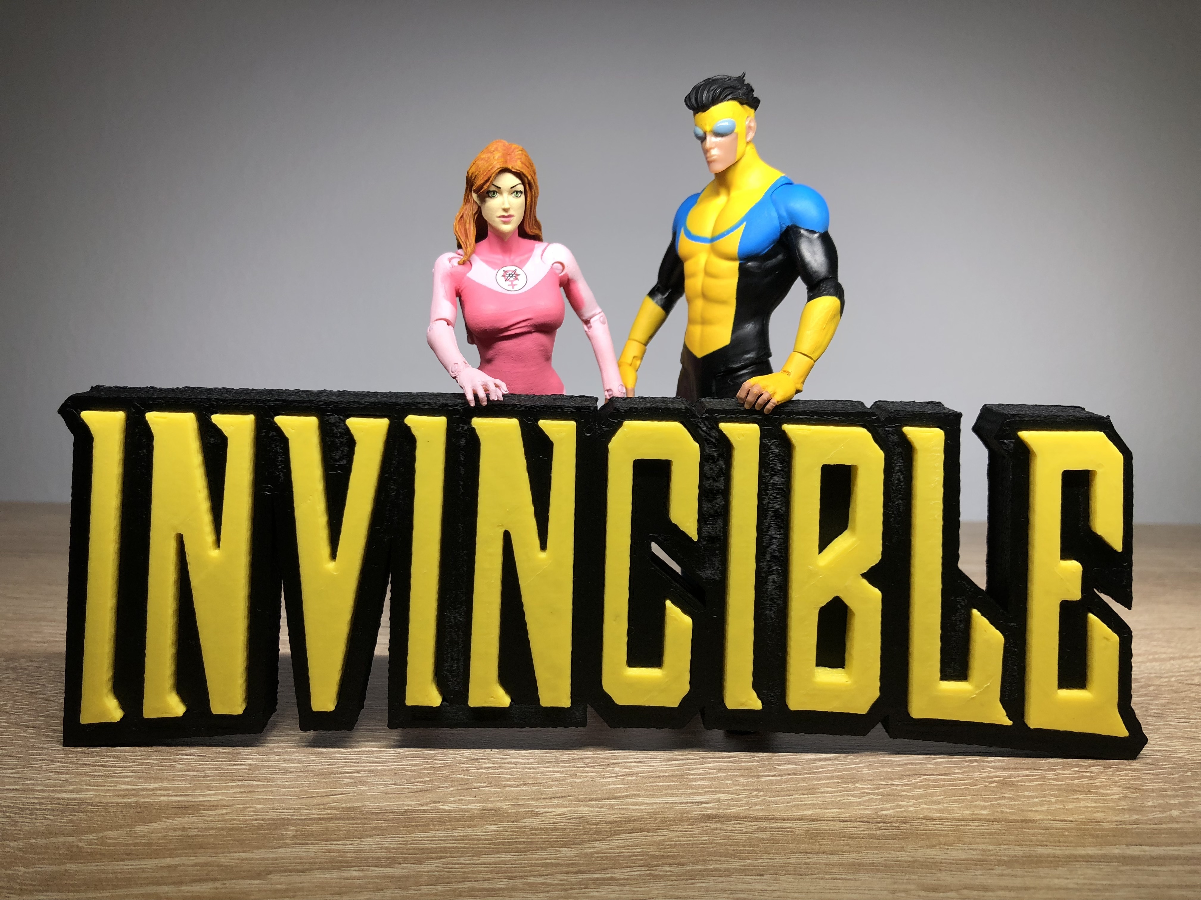 🎨 Invincible main title・ STL File for ・Cults