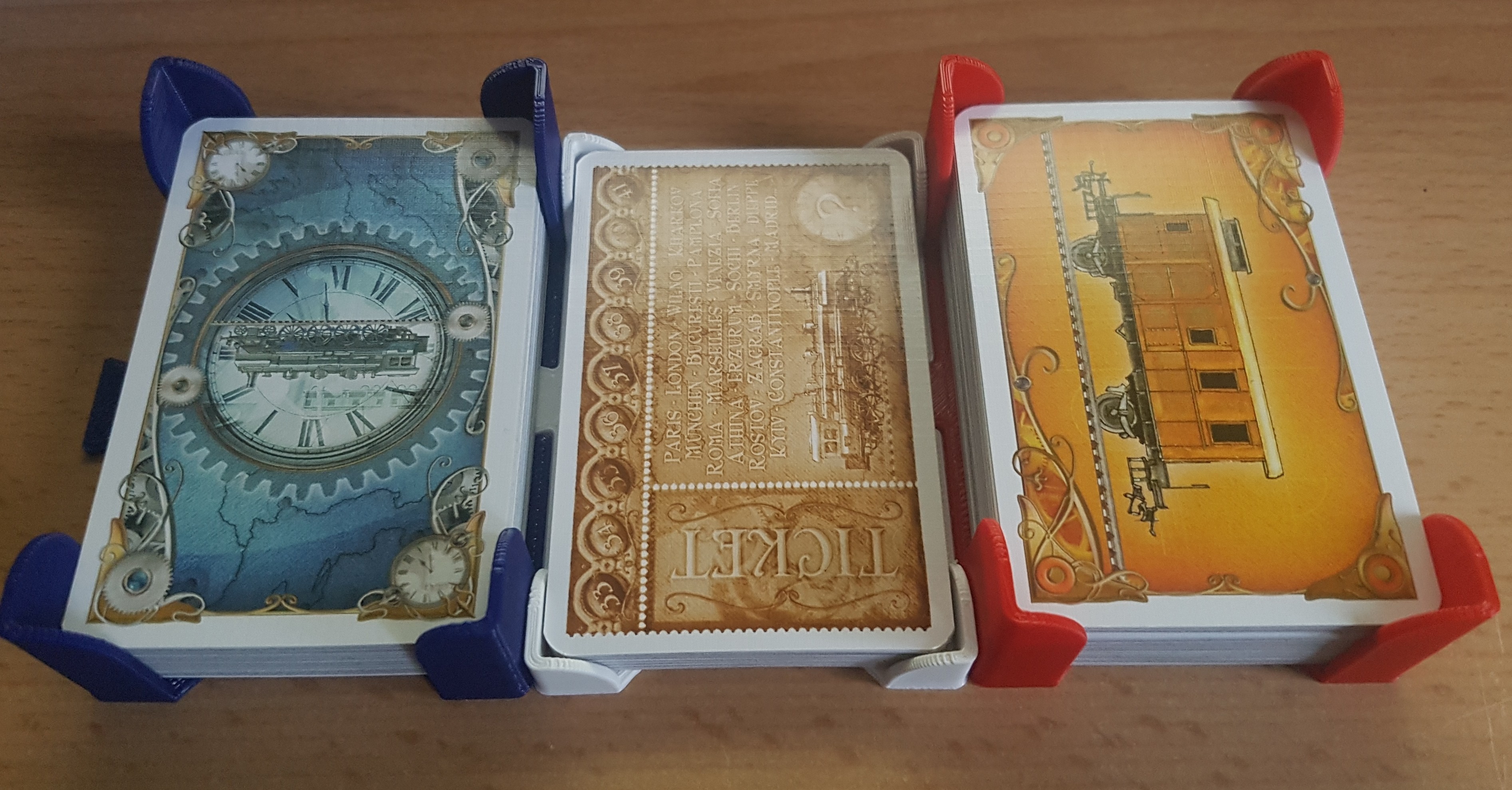 STL file ticket to ride card organizer 🎫 ・Template to download and 3D ...