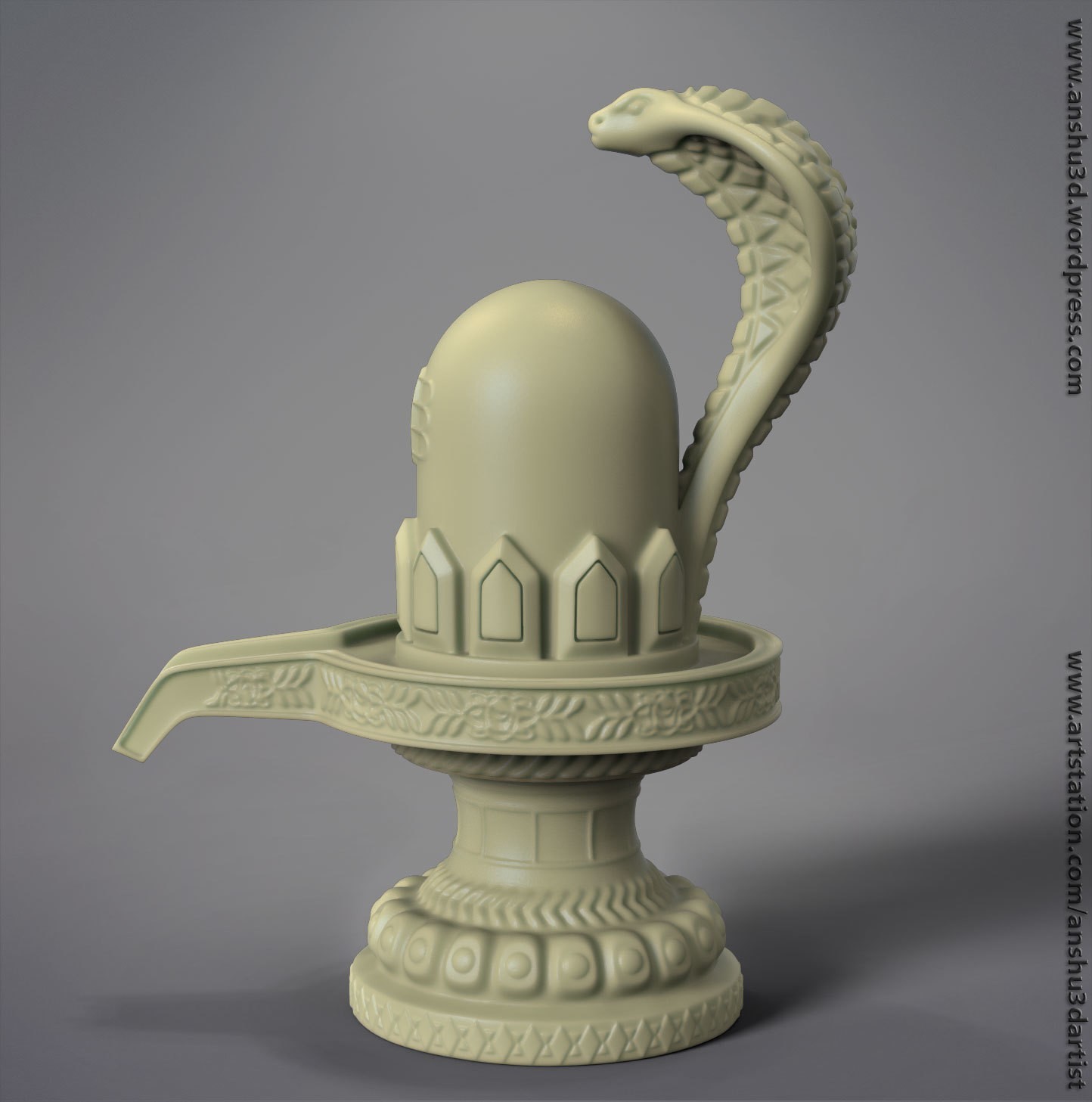 🛕 Shivling lord shiva ling 3d printable・ 3D File for ・Cults