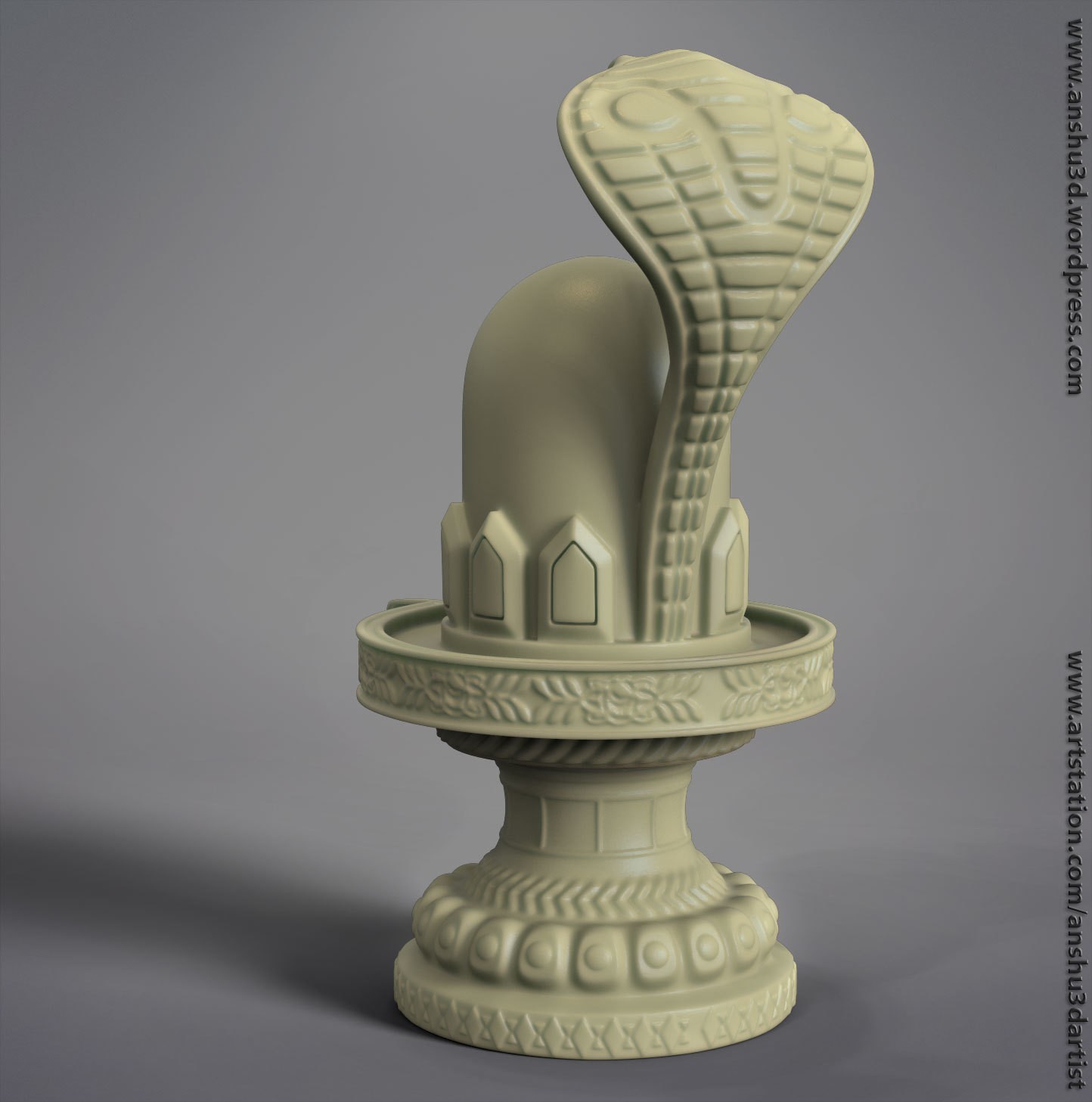 🛕 Shivling lord shiva ling 3d printable・ 3D File for ・Cults