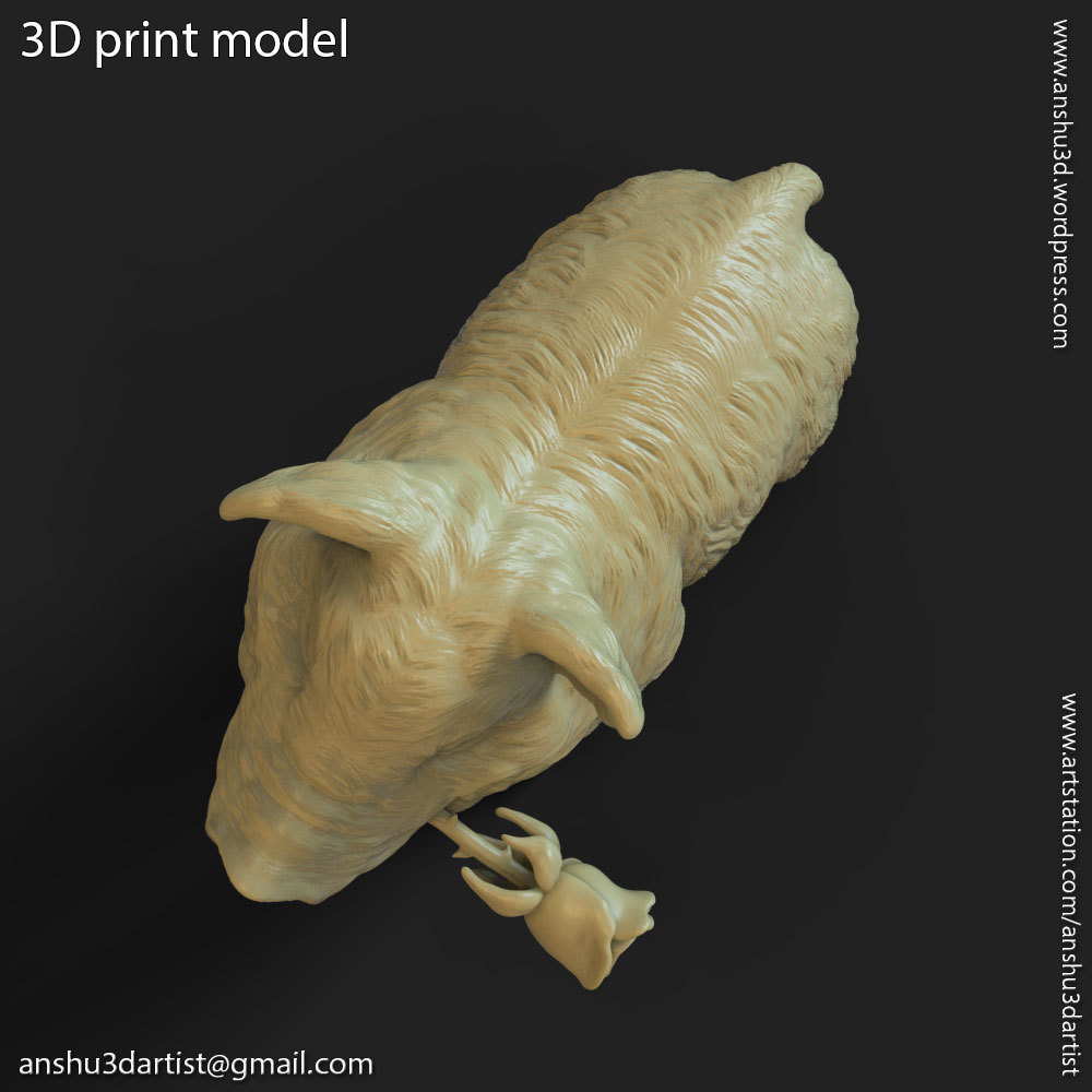 3D file Pig vol1 miniature figure 🐖 ・Template to download and 3D print ...