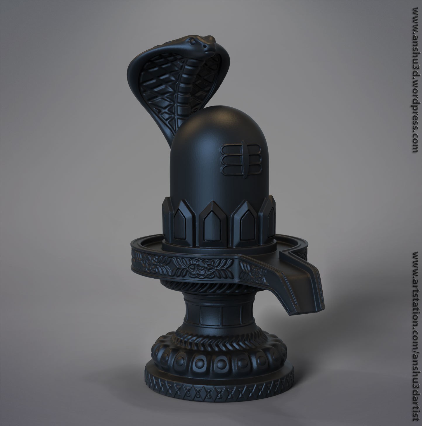 🛕 Shivling lord shiva ling 3d printable・ 3D File for ・Cults