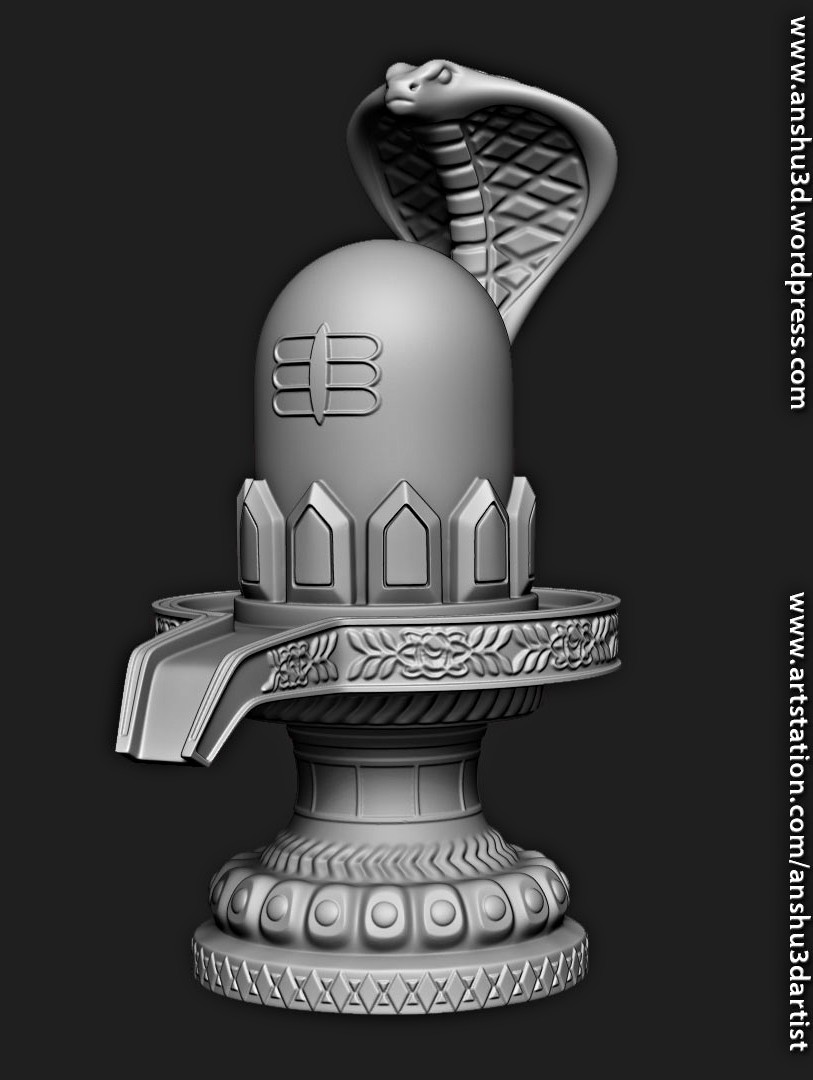 🛕 Shivling lord shiva ling 3d printable・ 3D File for ・Cults