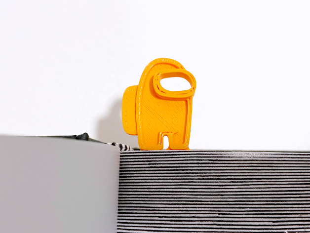 Free STL file AMONG US BOOKMARK 🔖 ・3D print model to download・Cults